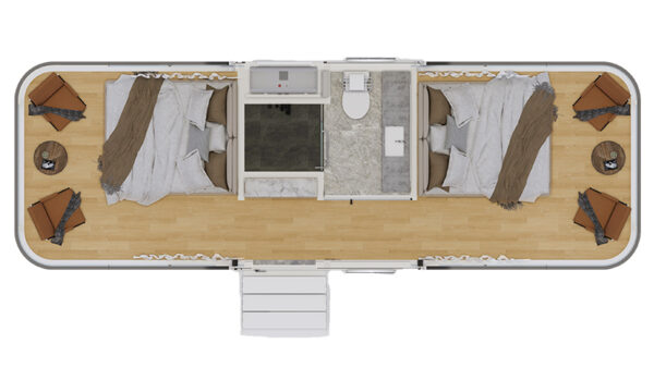 Capsule House for M9 Double Deck Space Capsule House For Sale-MANTIANSTAR