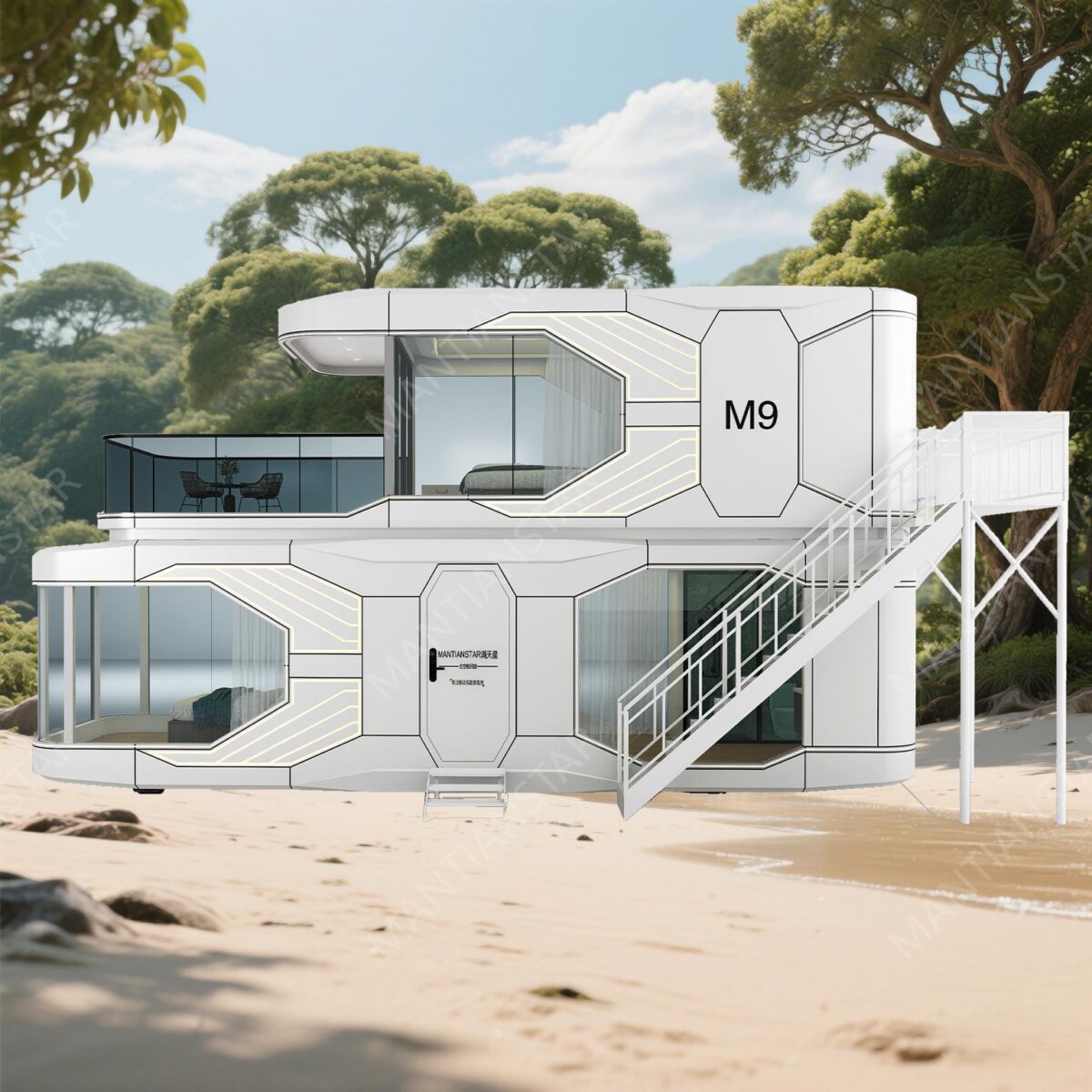 Capsule House for M9 Double Deck Space Capsule House For Sale-MANTIANSTAR